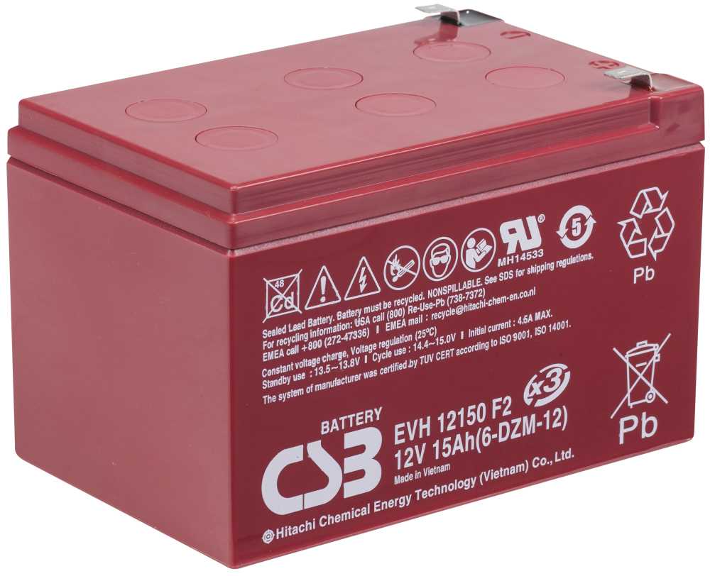 EVH12150F2 / EVH 12150 F2 : CSB Battery | ZDIS